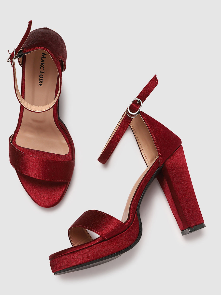 Red Block Heels – Marc Loire